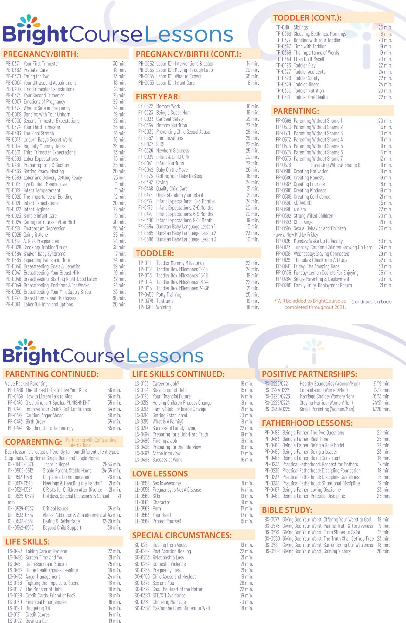 BrightCourse - Birthline Jackson